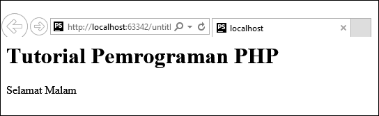 Cara Penulisan File PHP - Ayam Koding