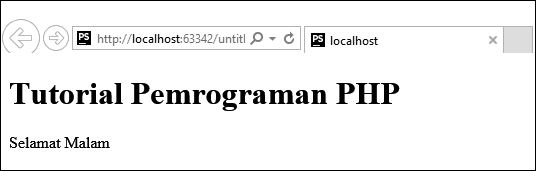 Cara Penulisan File PHP - Ayam Koding